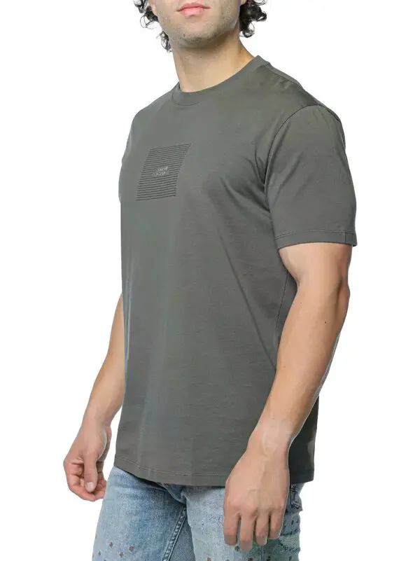 Armani Exchange Logo-print Crew-neck T-shirt - Grey