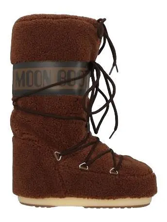 Moon Boot Camel Textile Fiber And Synthetic Material Boots - Beige