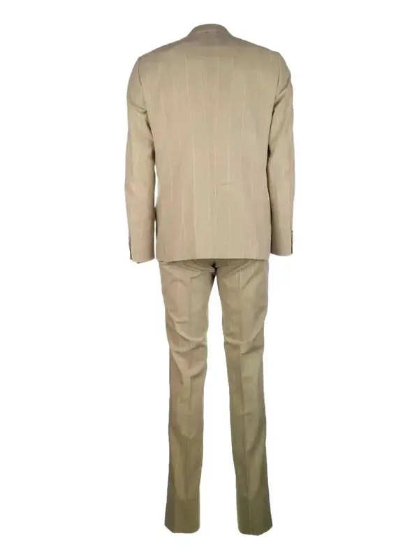 Corneliani Pinstripe-pattern Single-breasted Suit - Neutrals