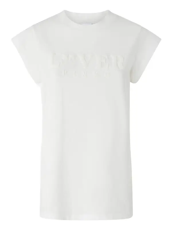 Pinko Lover Logo Print T-shirt - White