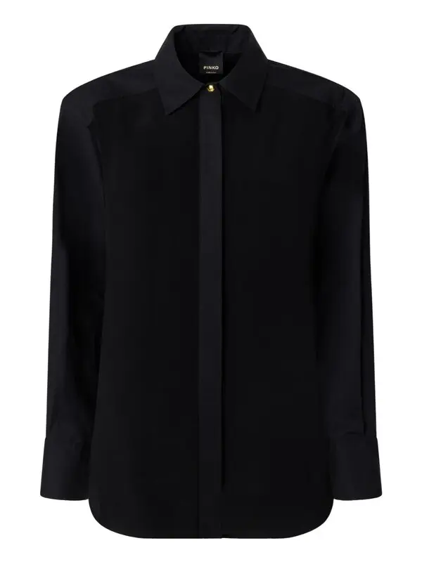 Pinko Crepe Shirt - Black