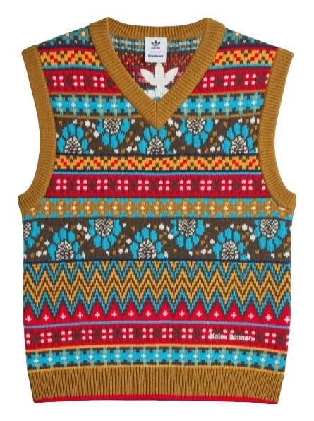 ADIDAS X WALES B ONNER Sleeveless Knitted Vest - Multicolour