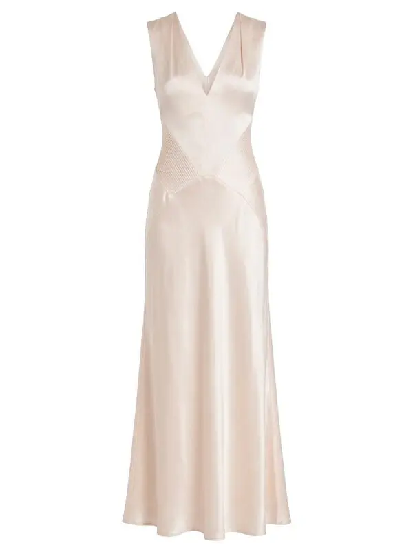 Tove Alix Silk Gown - White