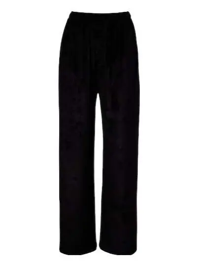 Balenciaga High-rise Wide-leg Pants - Black