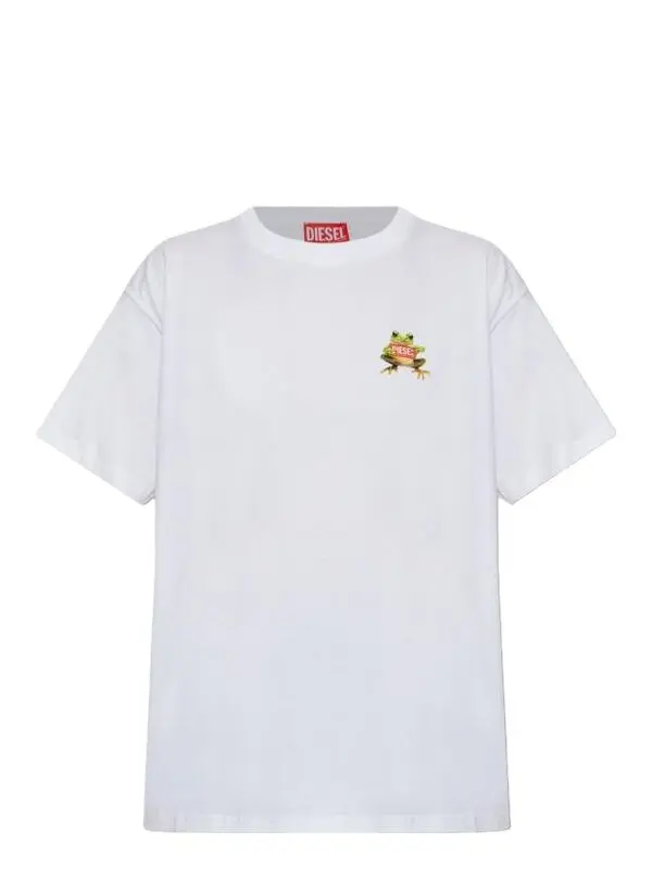 DIESEL® Frog Print T-shirt - White