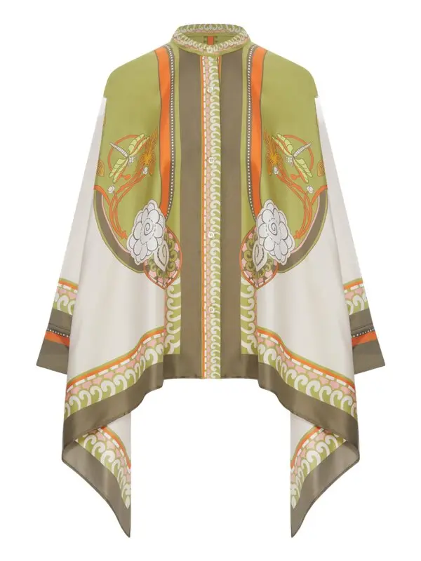 La DoubleJ Printed Asymmetrical Shirt - No