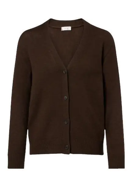 THE ROW Long-sleeved Knitted Cardigan - Black