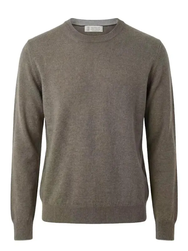 Brunello Cucinelli Cashmere Crew-neck Sweater - Green