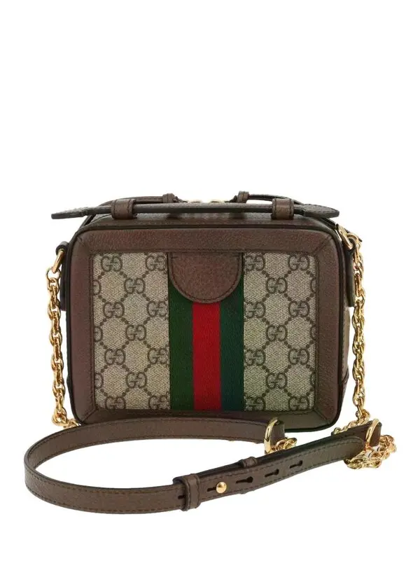 Gucci Ophidia Gg Supreme Shoulder Bag - Neutrals