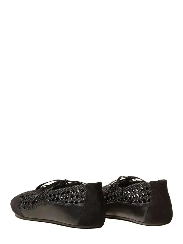 Hereu Woven Suede Sneakers - Black
