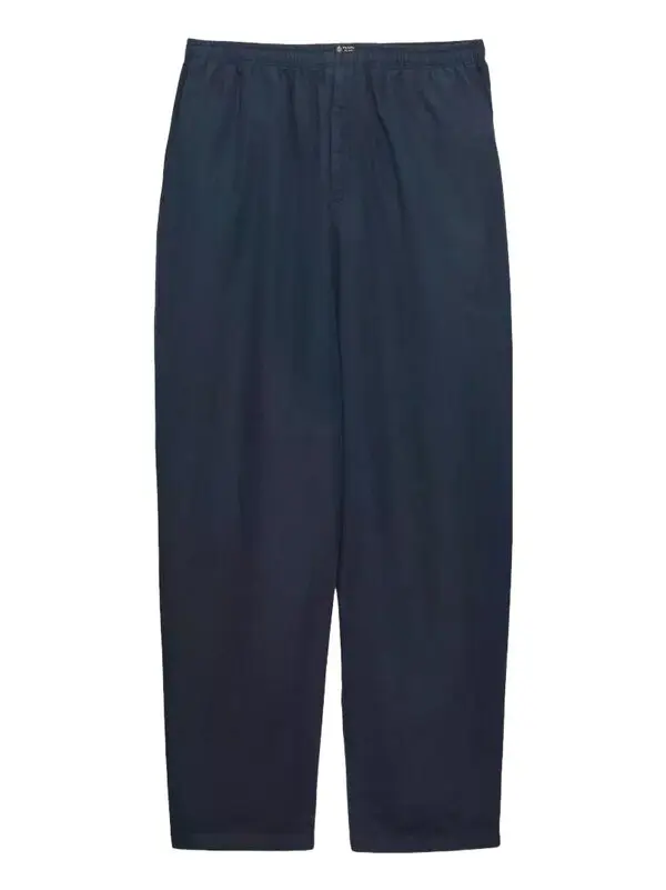 Prada Linen-blend Pants - Blue