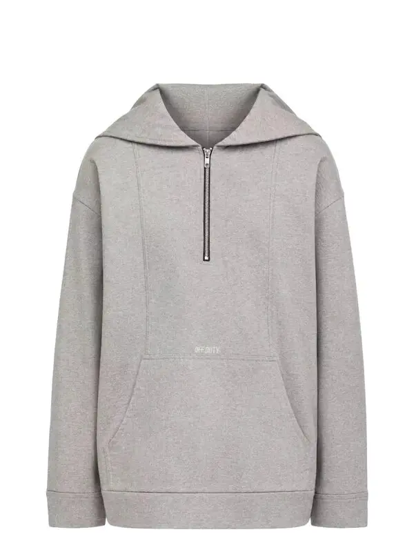 OFF DUTY Sallo Zip-fastening Sweatshirt - Grey