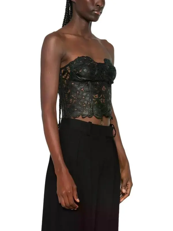 Ermanno Scervino Lace Corset Top - Black