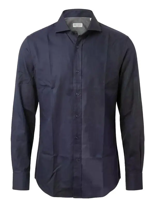 Brunello Cucinelli Button-fastening Shirt - Blue