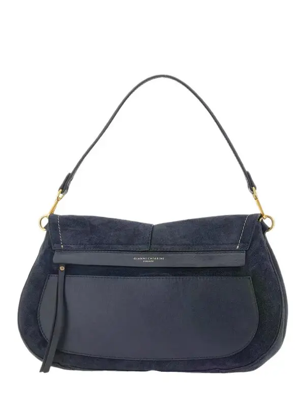 GIANNI CHIARINI Helena Round Tote Bag - Blue