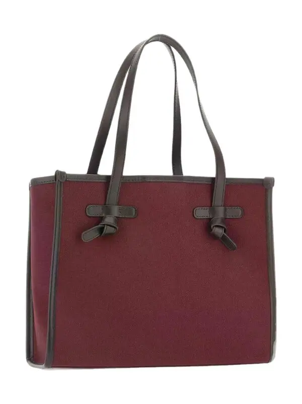 MARCELLA CLUB Canvas Tote Bag - Red