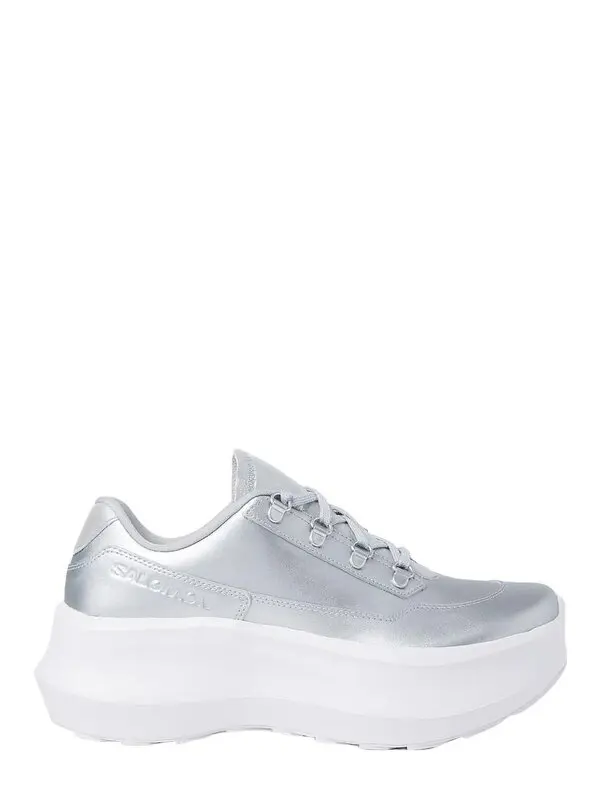 Comme Des Garçons Logo Sports Lace-up Sneakers - White