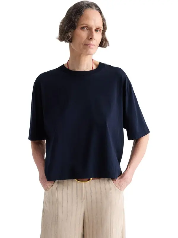 TWP The Jt Shirt In Jersey - Midnight