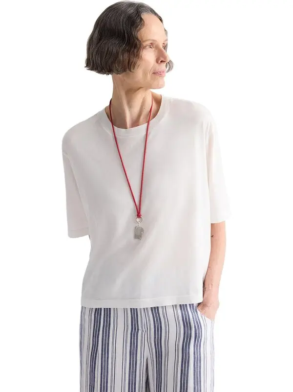 TWP Jt Shirt In Jersey - White