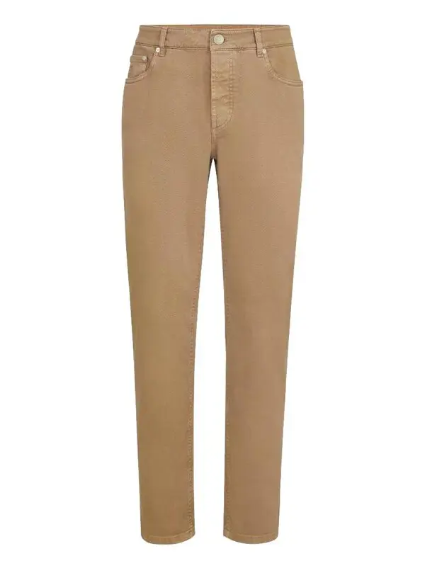 Brunello Cucinelli Lightweight Denim Trousers - Neutrals