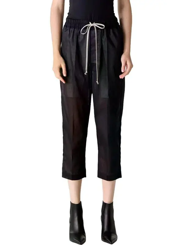 Rick Owens Astaires Drawstring Trousers - Black