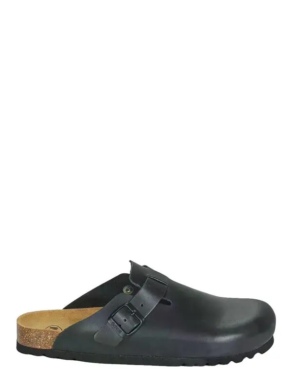 DR. SCHOLL'S SHOES Buckle-fastening Leather Sandals - Black