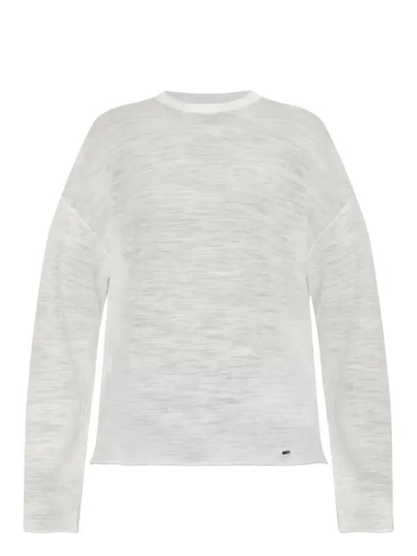 REPRESENT Long-sleeve Cotton T-shirt - White