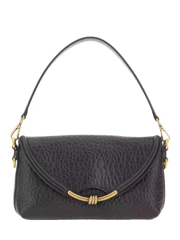 GIANNI CHIARINI Bea Grain-leather Shoulder Bag - Black