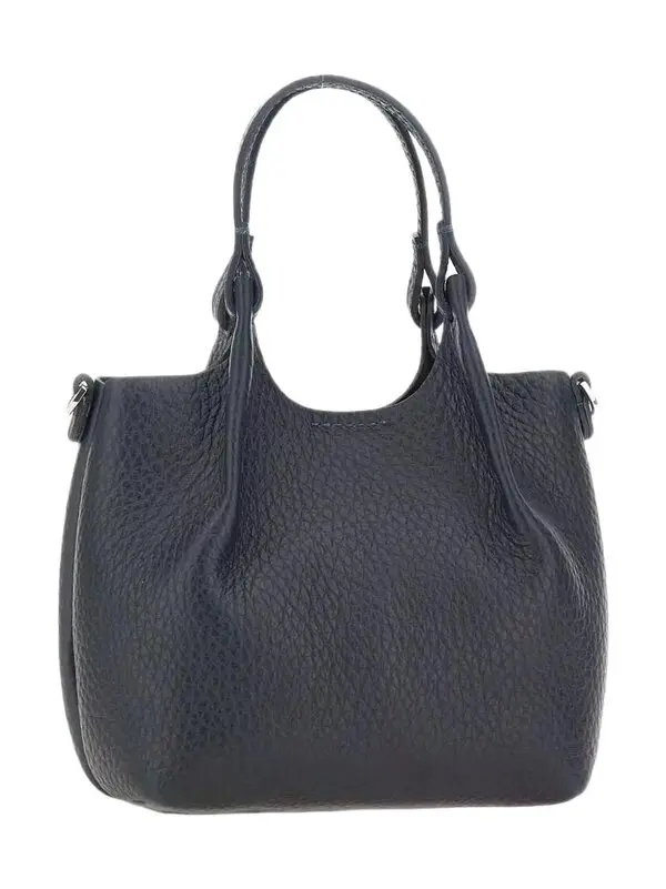 GIANNI CHIARINI Dua Grained Leather Handbag - Blue