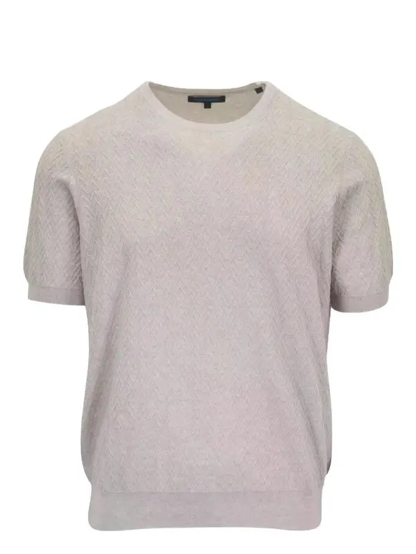 PYA Chevron-knit Sweater - Neutrals