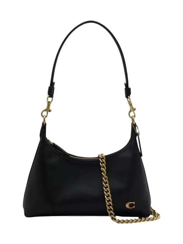 COACH Logo-plaque Shoulder Bag - Black