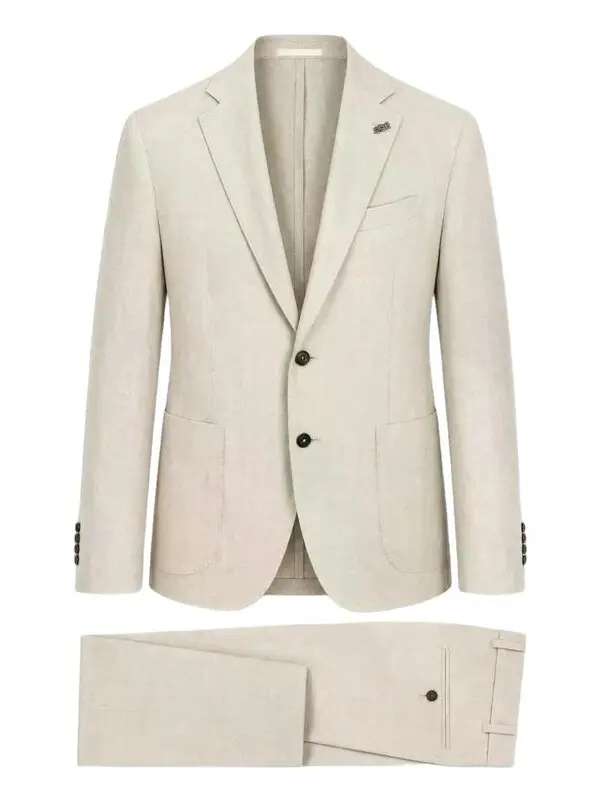 BOB Notched-lapel Single-breasted Suit - Neutrals