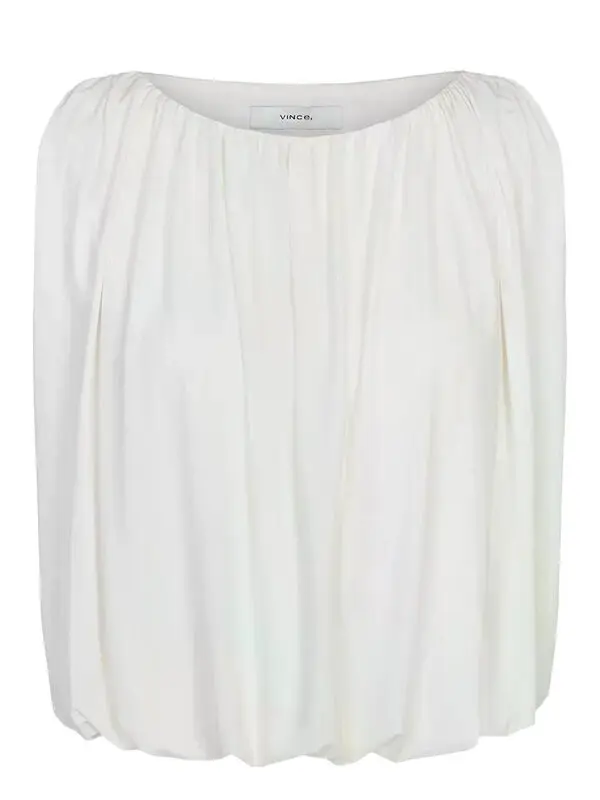 Vince Sleeveless Bubble Top - Neutrals