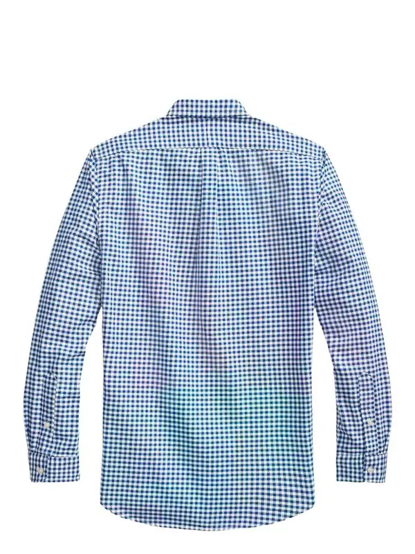 Polo Ralph Lauren Gingham-checked Button-down Shirt - Blue