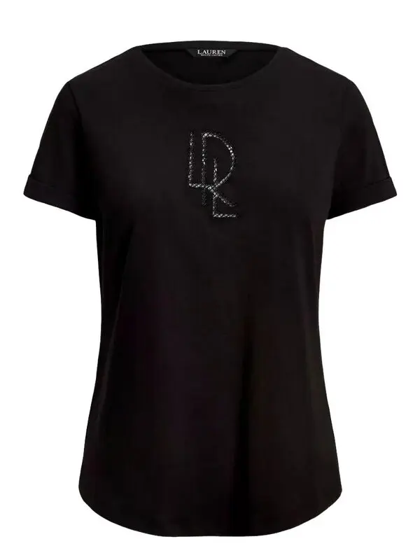 Ralph Lauren Embellished T-shirt - Black
