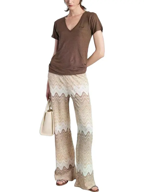 MC2 SAINT BARTH Eloise Cotton T-shirt - Brown