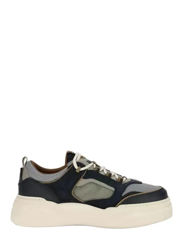 Fendi Force Panelled Sneakers - Blue
