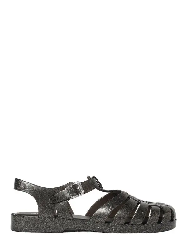 Melissa Glitter Pvc Fisherman Sandals - Black