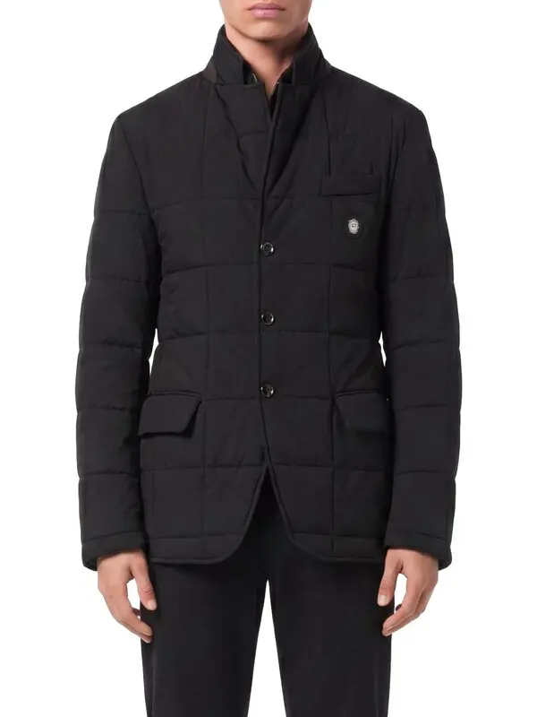 BILLIONAIRE Quilted Jacket - Black