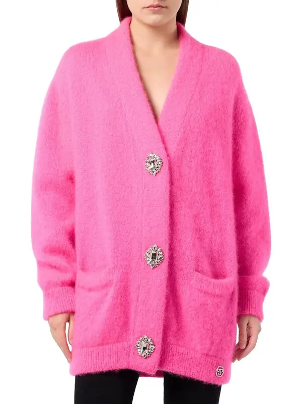 Philipp Plein Cardigan - Strawberry