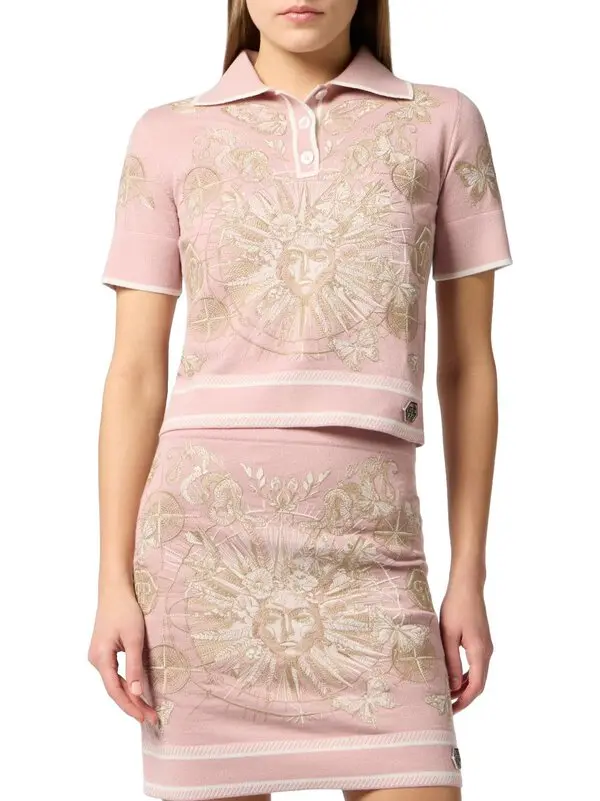 Philipp Plein Polo Shirt - Fuchsia