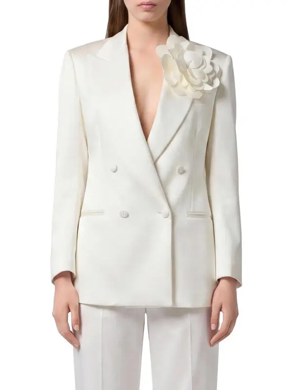 Philipp Plein Double-breasted Jacket - White