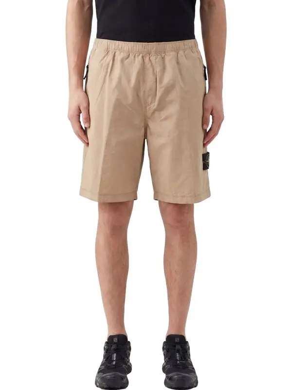 Stone Island Elasticated Waist Shorts - Sand
