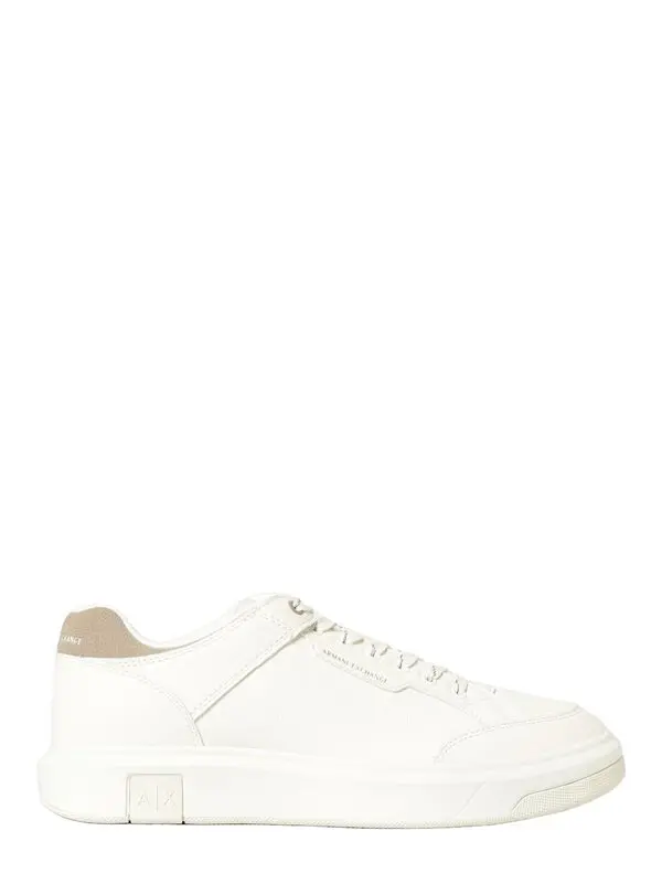 Armani Exchange Lace-up Sneakers - Beige