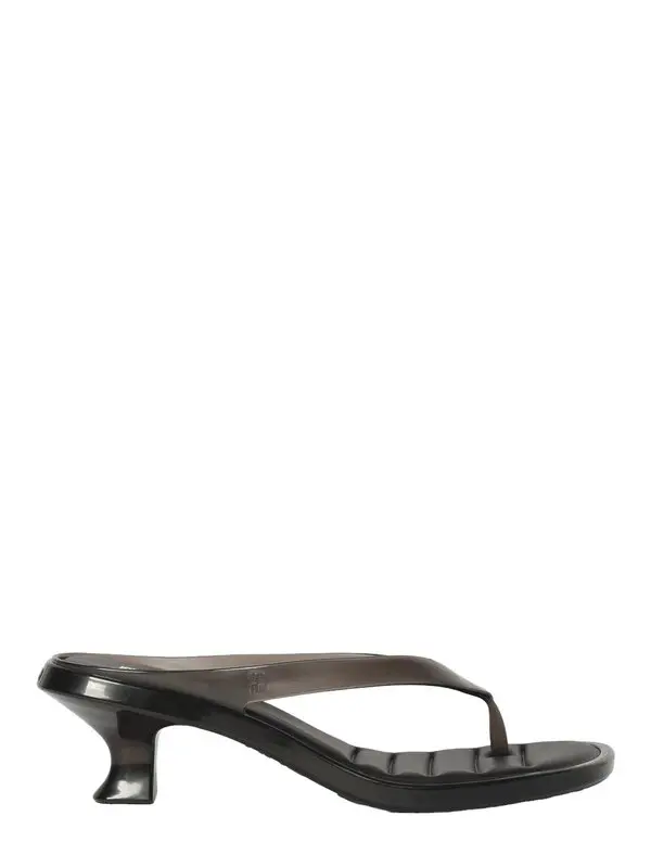 Melissa Heeled Thong Sandals - Black