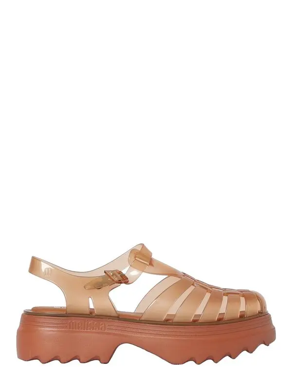 Melissa Possession Ii Platform Pvc Sandals - Brown