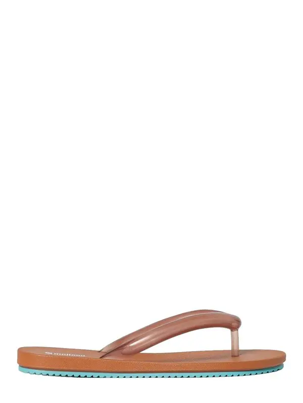 Melissa Airflow Low-heeled Pvc Thong Sandals - Brown