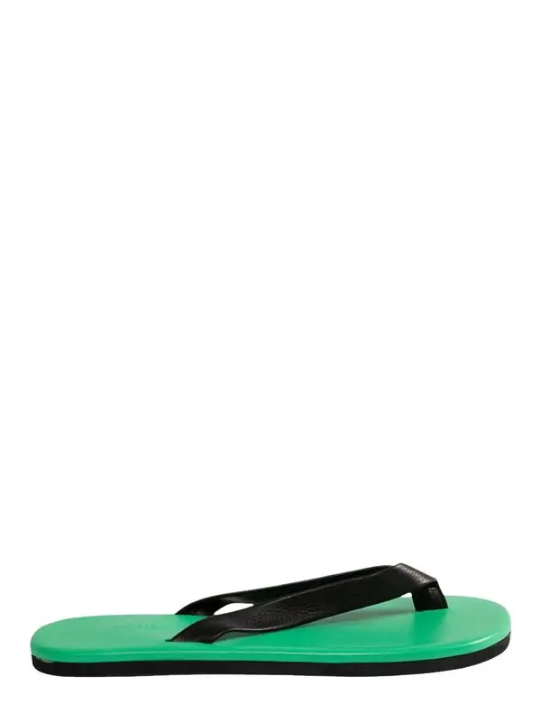 Auralee Soft Leather Flip-flop - Black