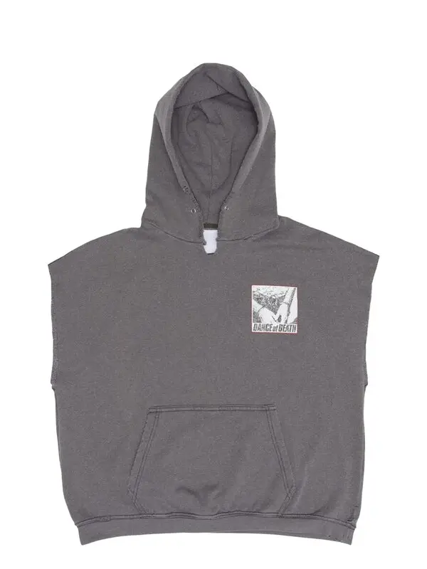 PALY HOLLYWOOD Dr. Cut Off Hoodie - Brown