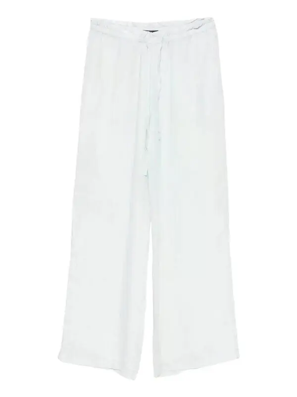 JAMES PERSE Linen Drawstring Trousers - Blue